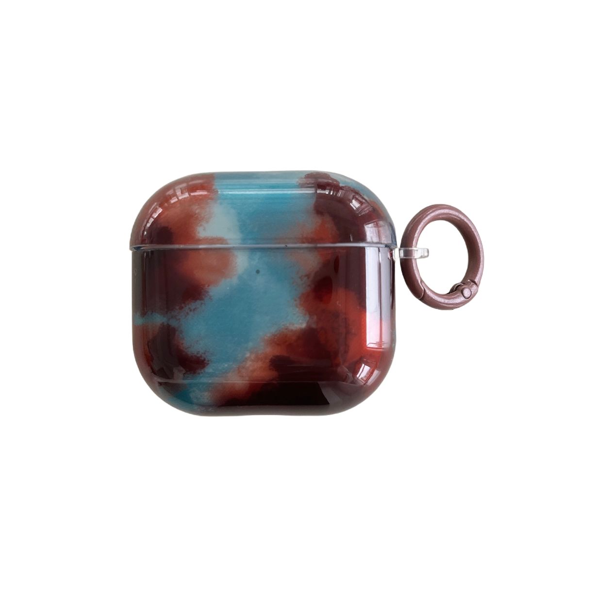 Blue Brown Amber Chair AirPods Case - IMD Retro Artistic Style - Asebk